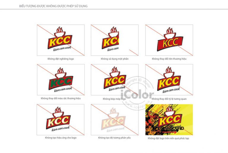 Thiết kế thương hiệu KCC | iColor Branding