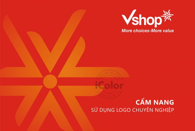 Thiết kế logo Công ty Vshop Việt Nam