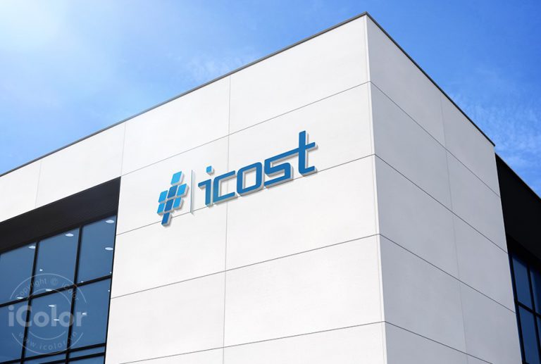 Thiết kế logo Phần mềm icost | iColor Branding
