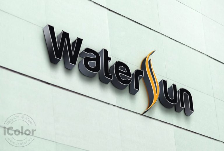 Thiết kế logo bàn trà Watersun | iColor Branding