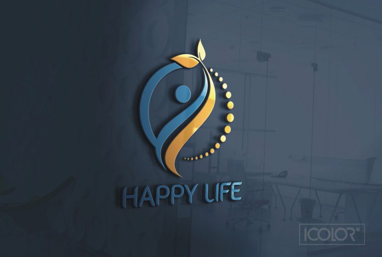 Thiết kế logo Trung tâm Happy Life